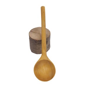 Handmade Large Wooden Sycamore Spoon, Soup Ladle, 16 Inch, Handmade ...