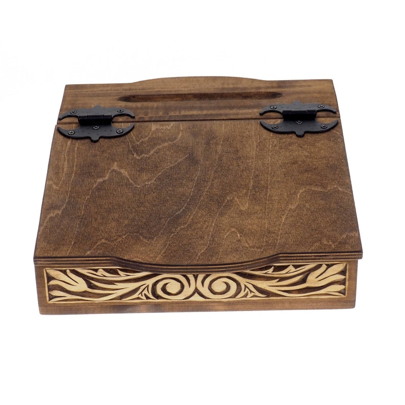 Personalized Hand Carved Medieval Bureau Box Wooden Desk - Etsy