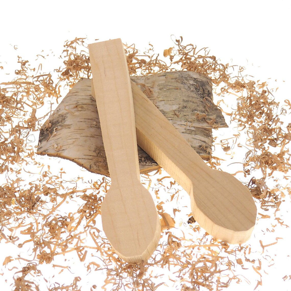 Linden Tree Carving Wood Spoon Blank Set 2 Piece Set - Etsy