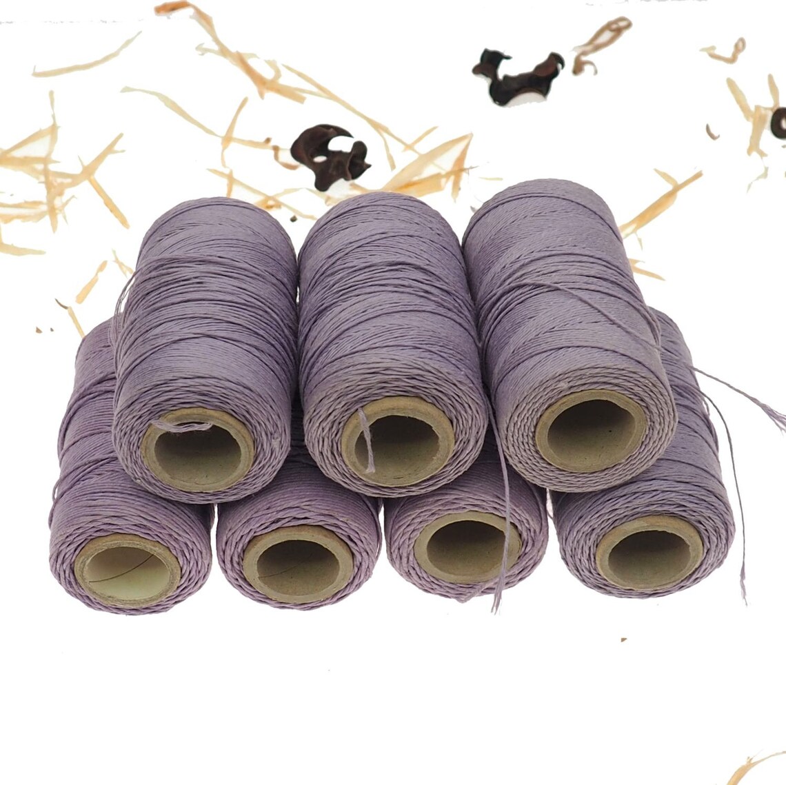 Violet Linen Thread Unwaxed Linen String natural Warp Thread | Etsy