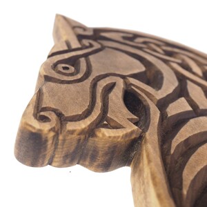 Viking Wolf Wall Sign, Viking Decor, Hand Carved Wall Sign, Viking Art ...