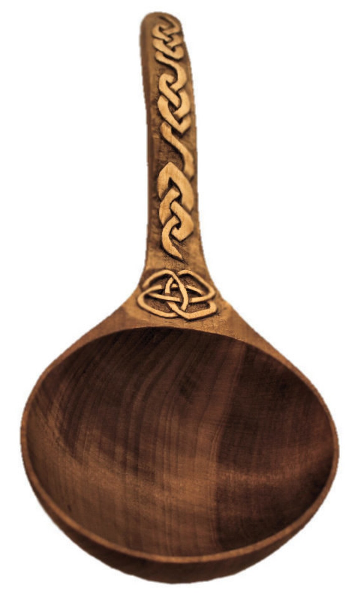 Hand Carved Spoon With a Celtic Pattern - Etsy