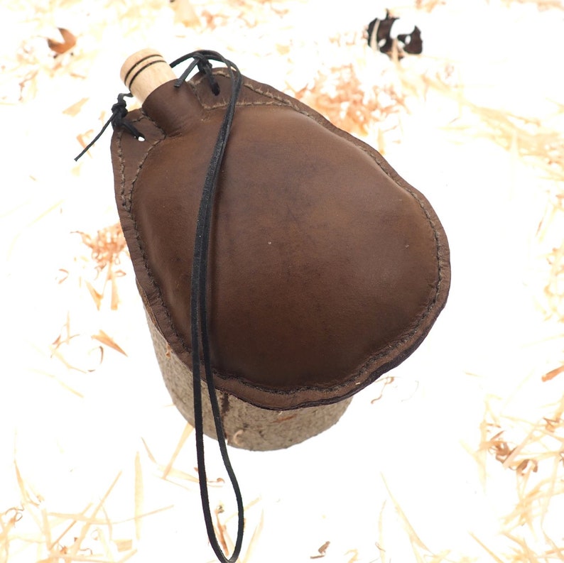 Egg Shape Waterskin 17 Oz natural Water Bottle for Bear and | Etsy Canada