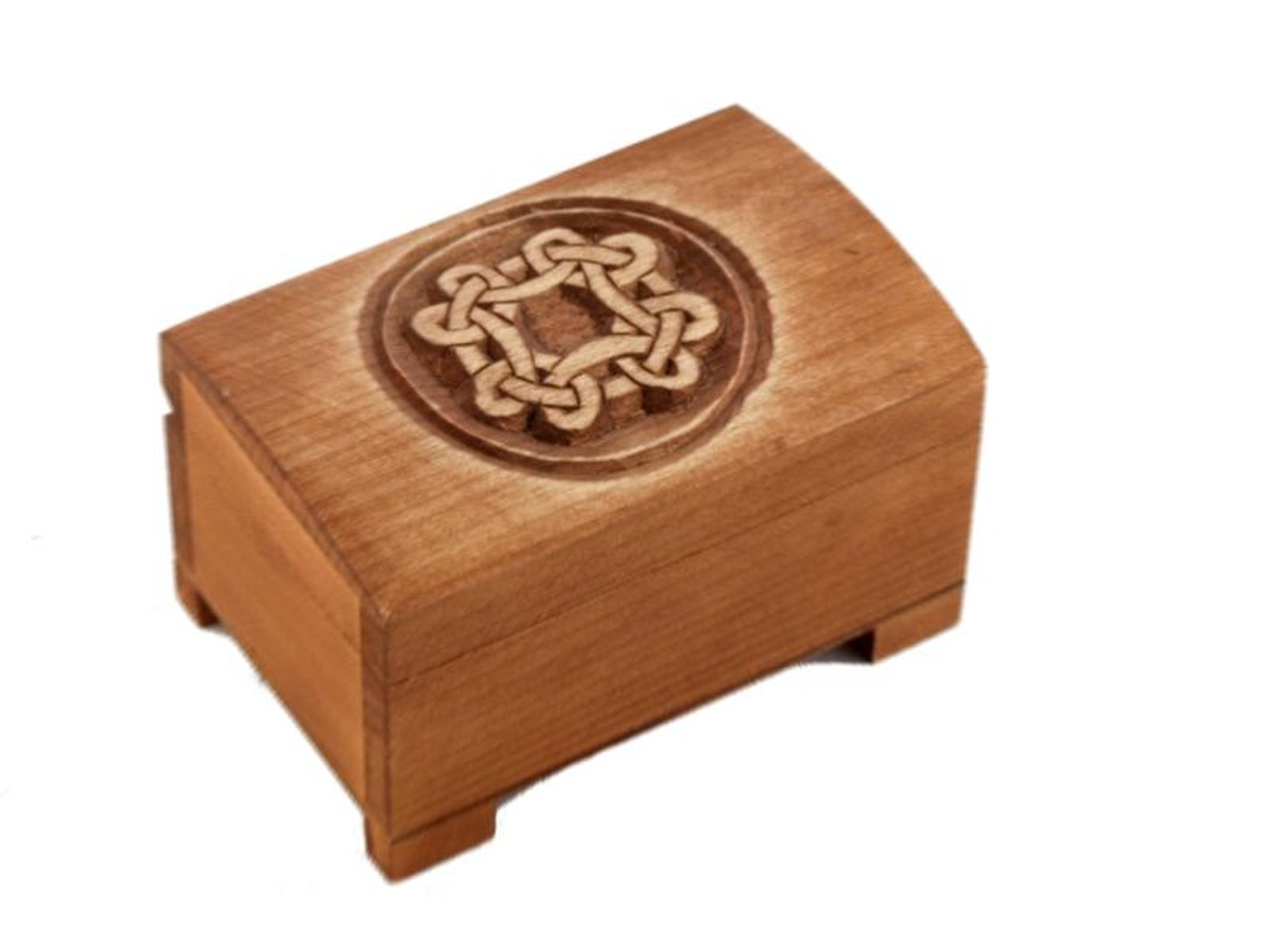 Wooden Historical Jewelry Box With Celtic Pattern - Etsy