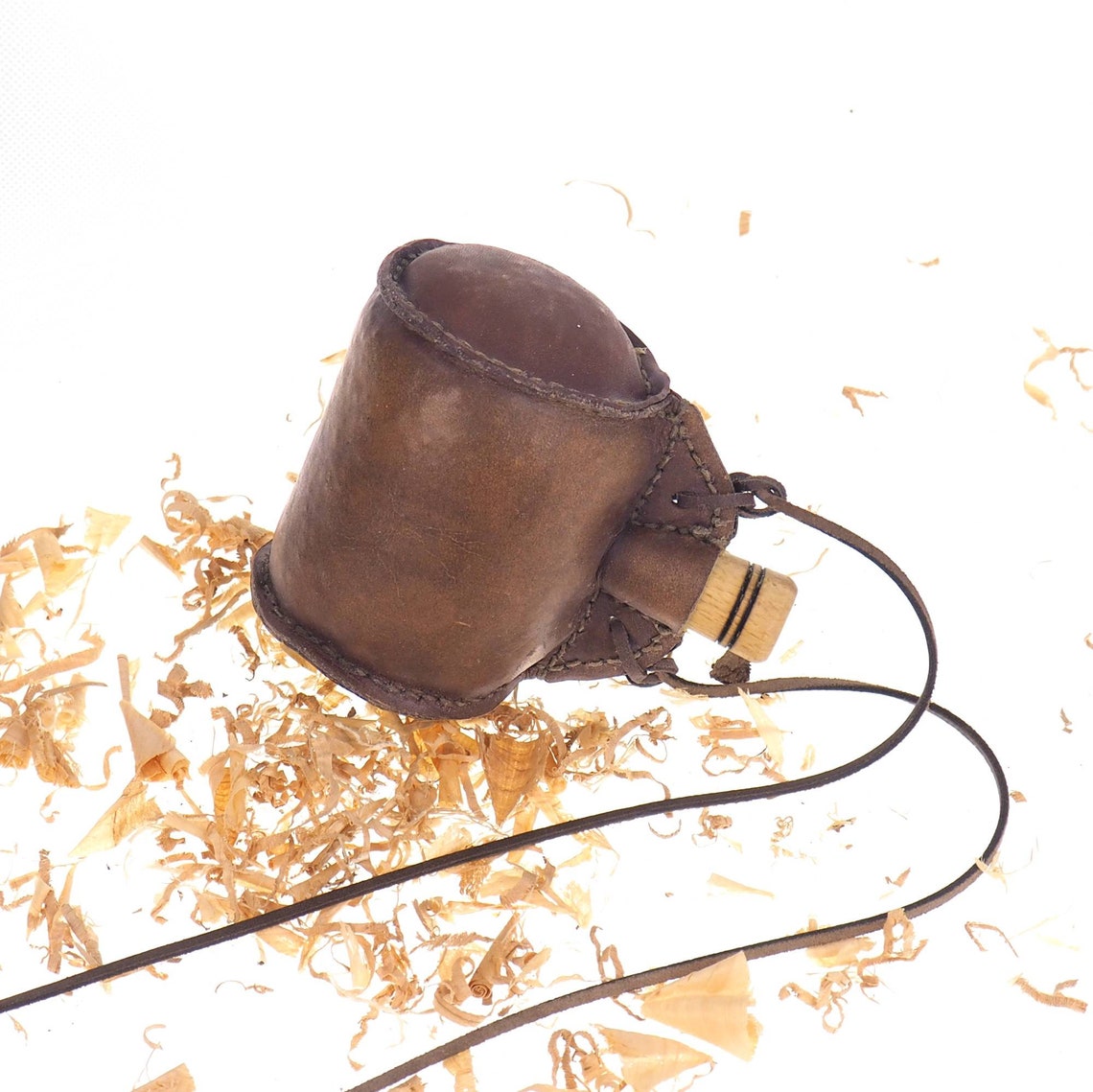 Bright Leather Small Barrel Waterskin Hand Crafted Medieval - Etsy