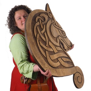 Big Wall Sign, Viking Wolf, Norway, Hand Carving, Viking Decor, Hand ...