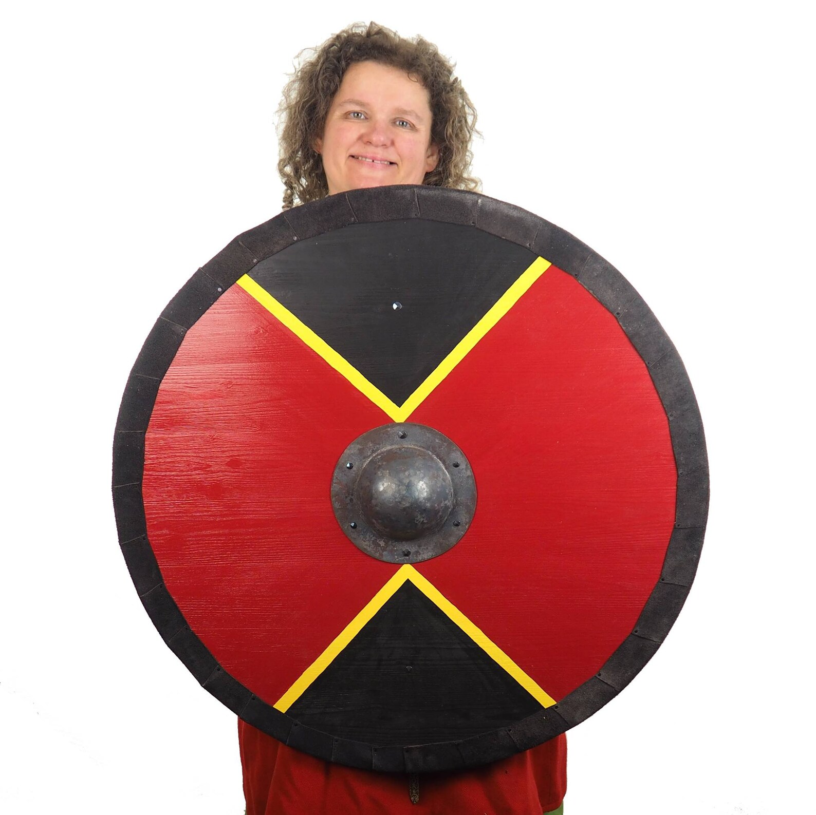 Red and Black Viking Shield Pattern Norsman Shield Wall - Etsy