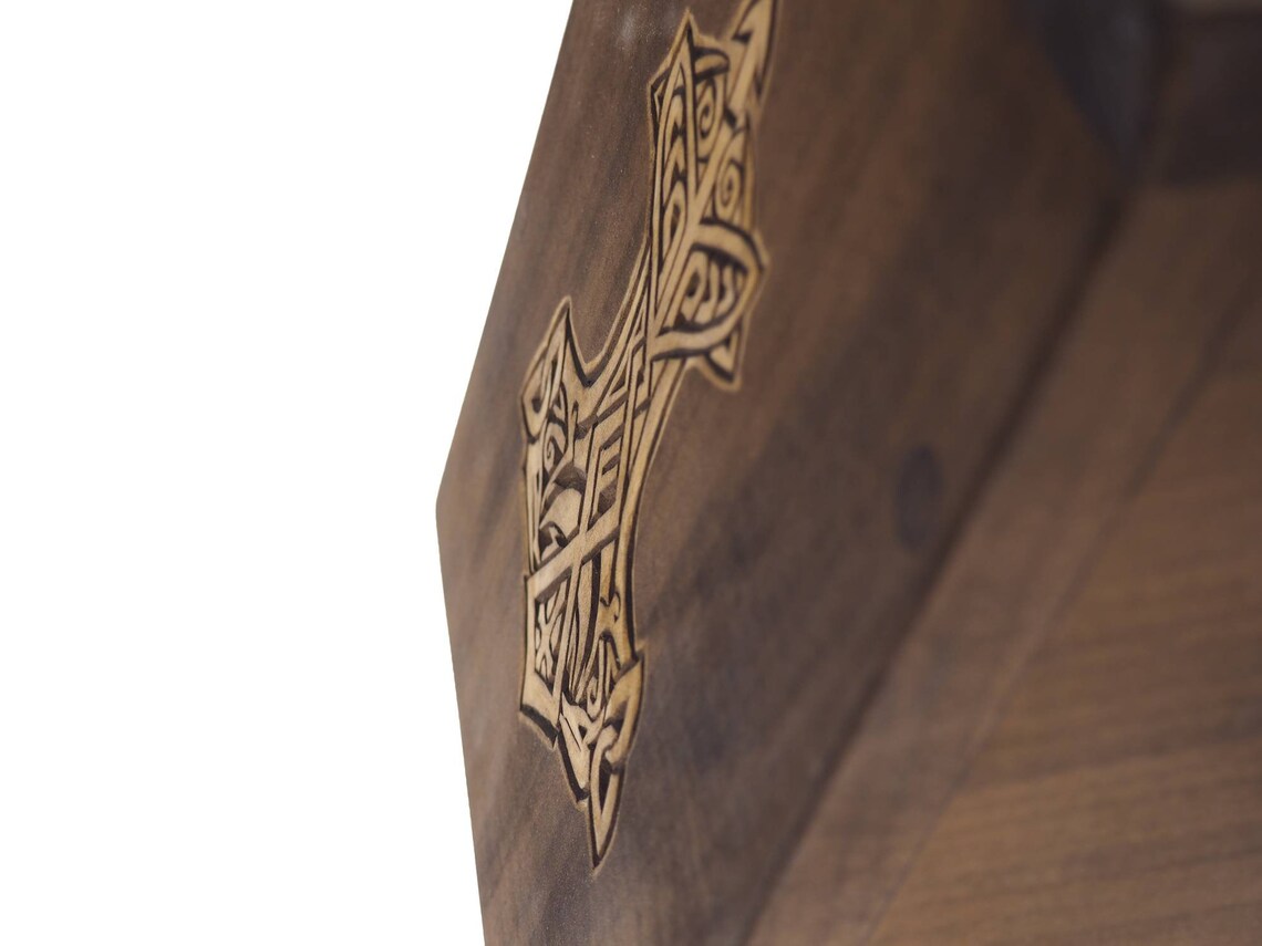 Viking Ship Personalized Wood Urn Wooden Memorial Box Carved - Etsy