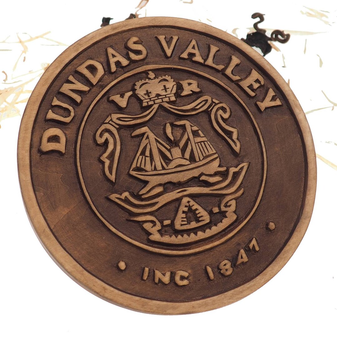 Round Personalized Family Crest, Hand Carved, Coat of Arms, Custom ...