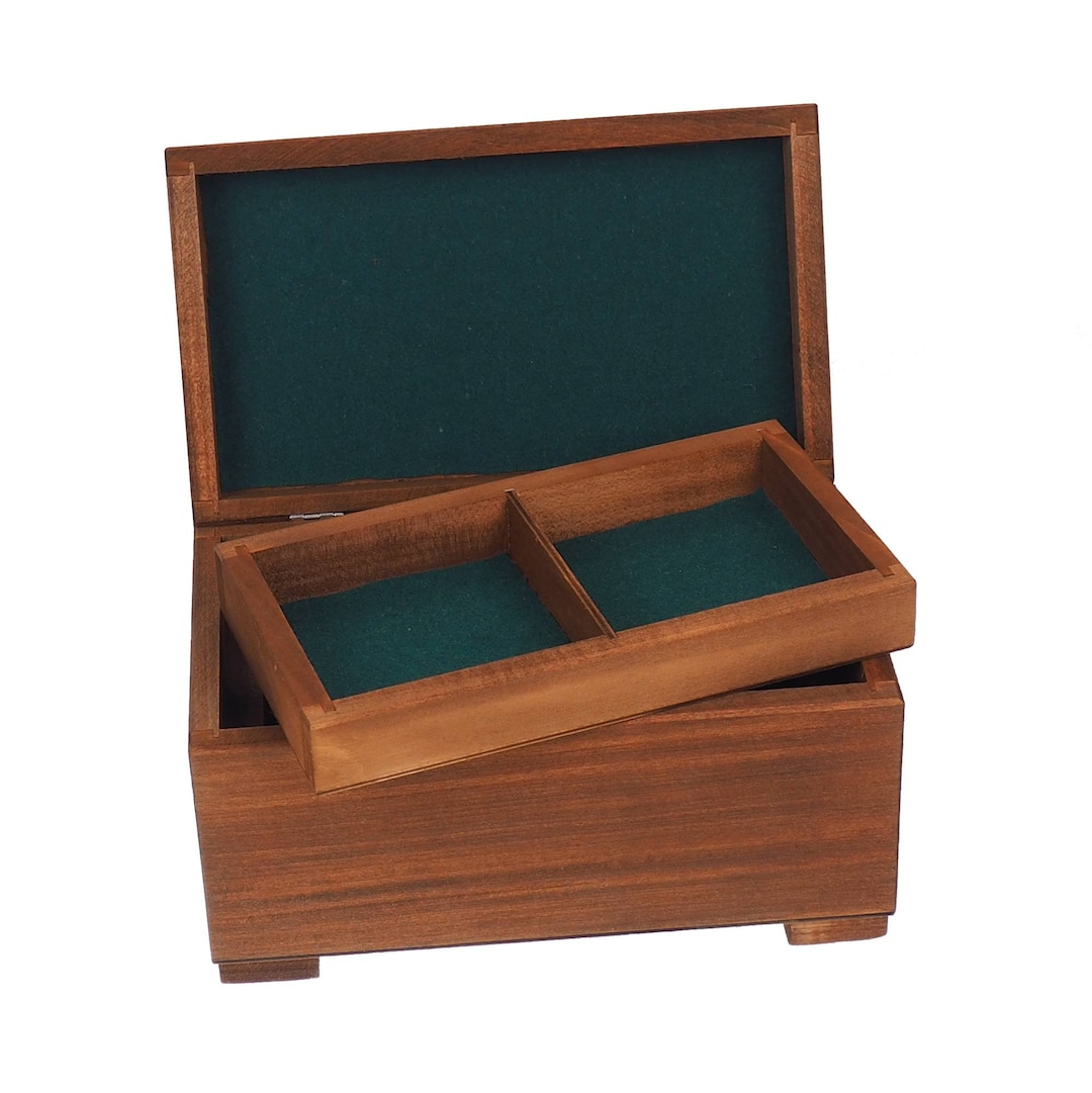 Wooden Historical Jewelry Box With Inside Tray, Celtic, Memory Box ...