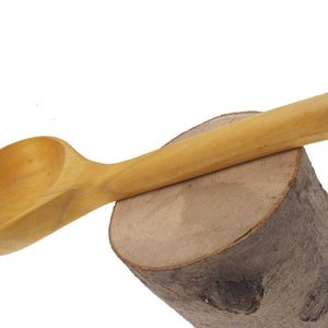 Handmade Large Wooden Sycamore Spoon, Soup Ladle, 16 Inch, Handmade ...