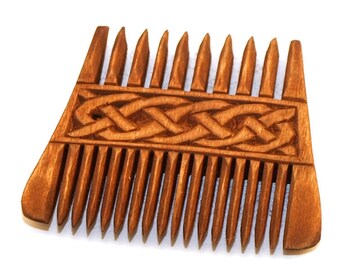 Viking Wooden Double Comb With Pattern Form Runestone Norway | Etsy