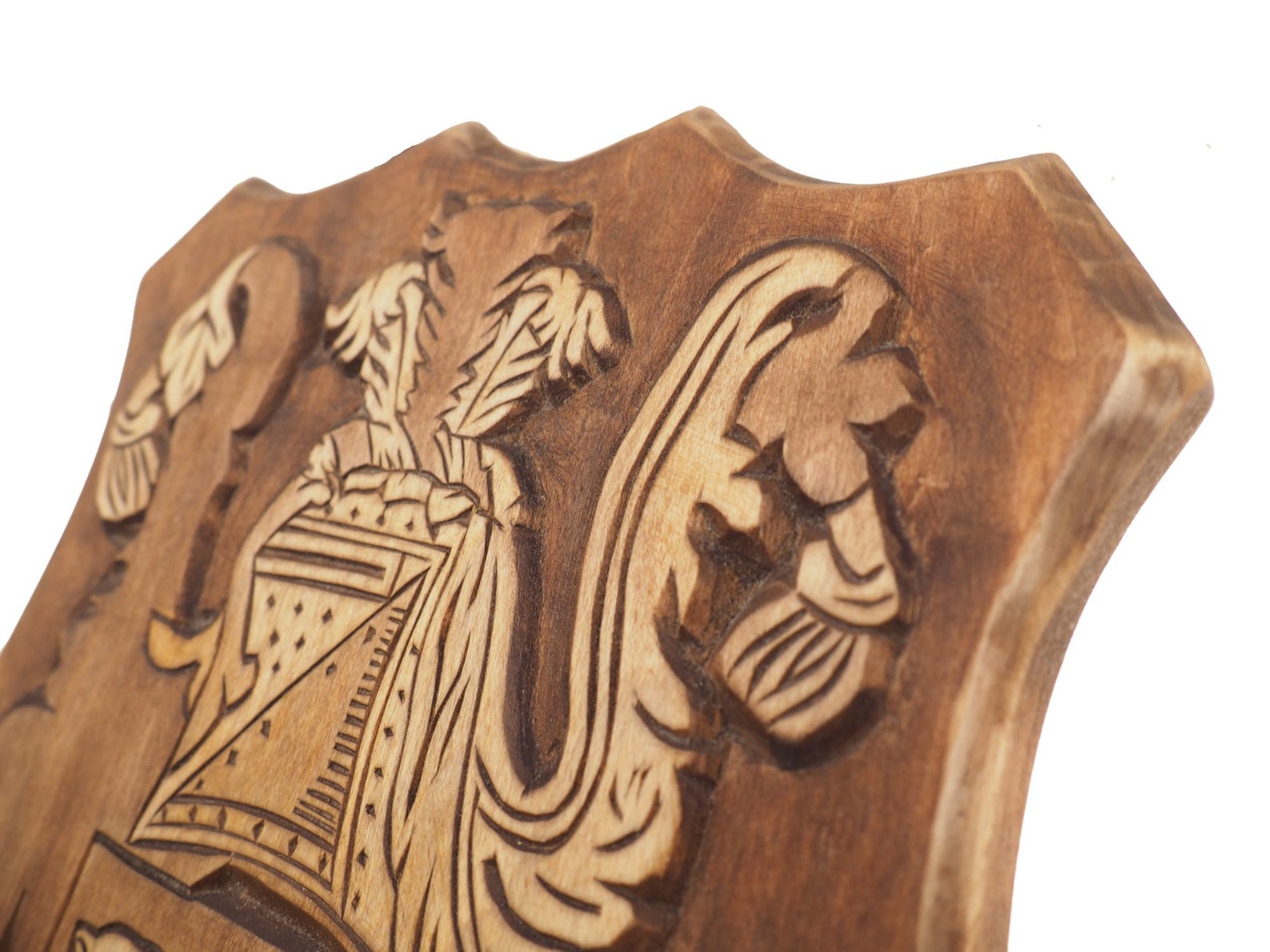 Mcgee Personalized Family Crest Hand Carved Coat of Arms | Etsy