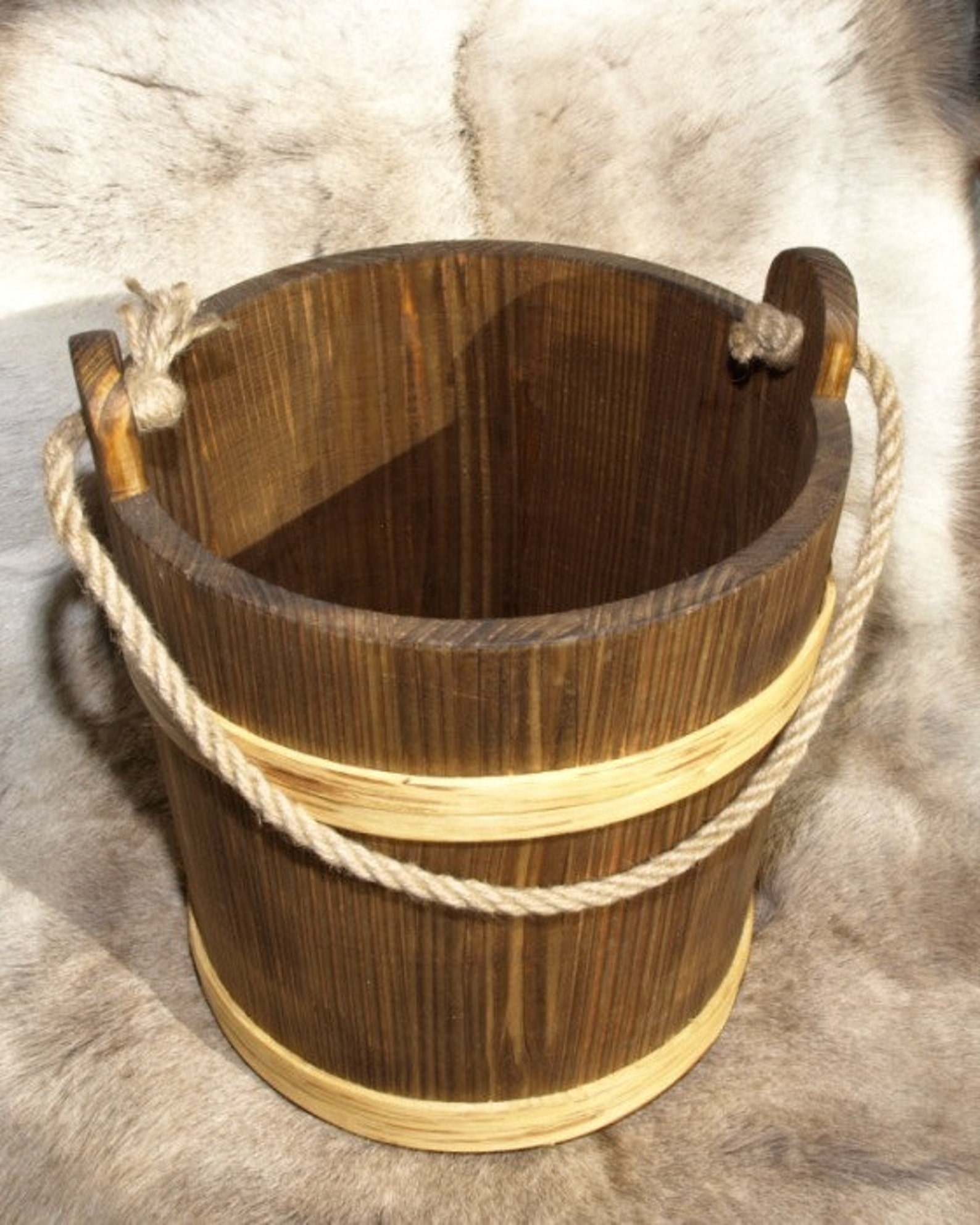 5 Litre Bucket With Rope Handle - Etsy