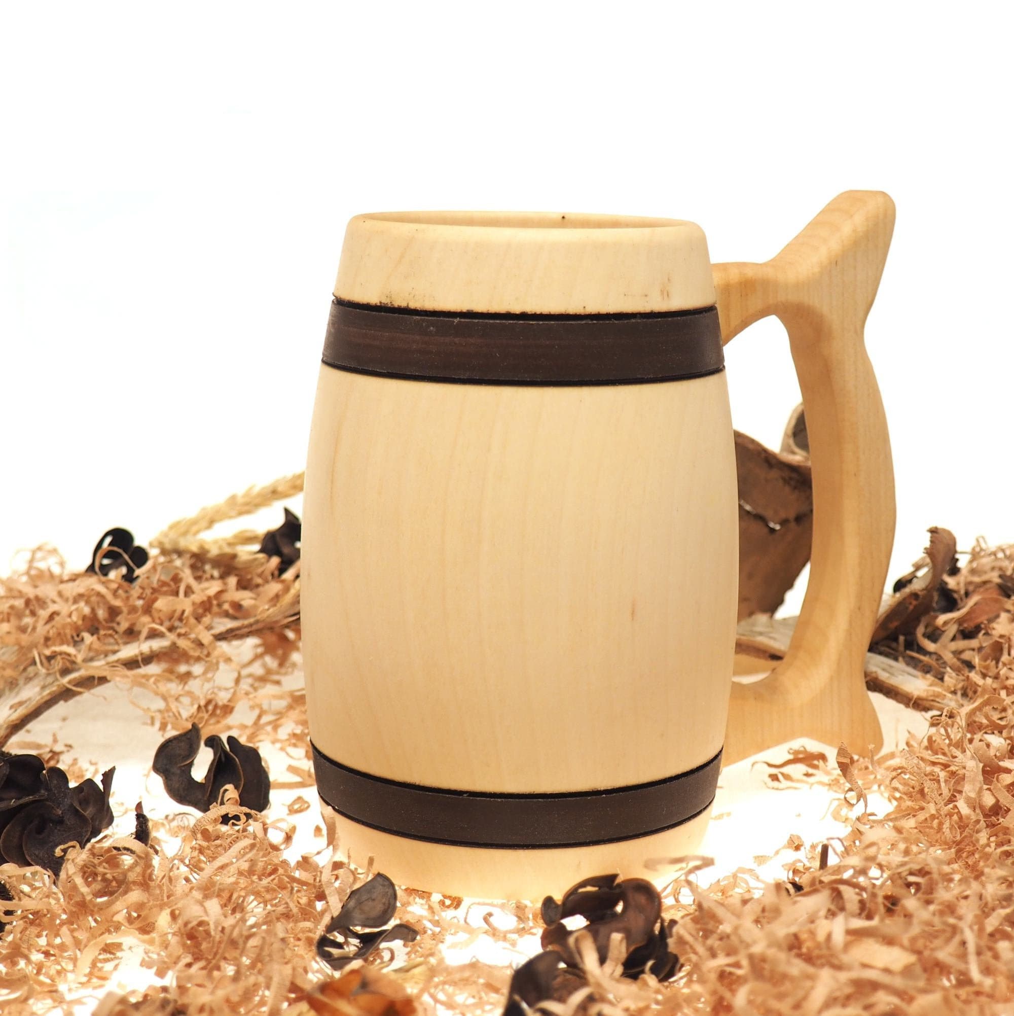 Wooden Beer Mug 1/2 litre (17 oz) |beer mug|wooden cup|wooden drinking ... Wooden Beer Mug 1/2 litre (17 oz) |beer mug|wooden cup|wooden drinking ...