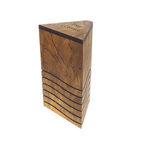 5th Element Elemental Stones Personalized Wood Urn , Wooden Memorial ...