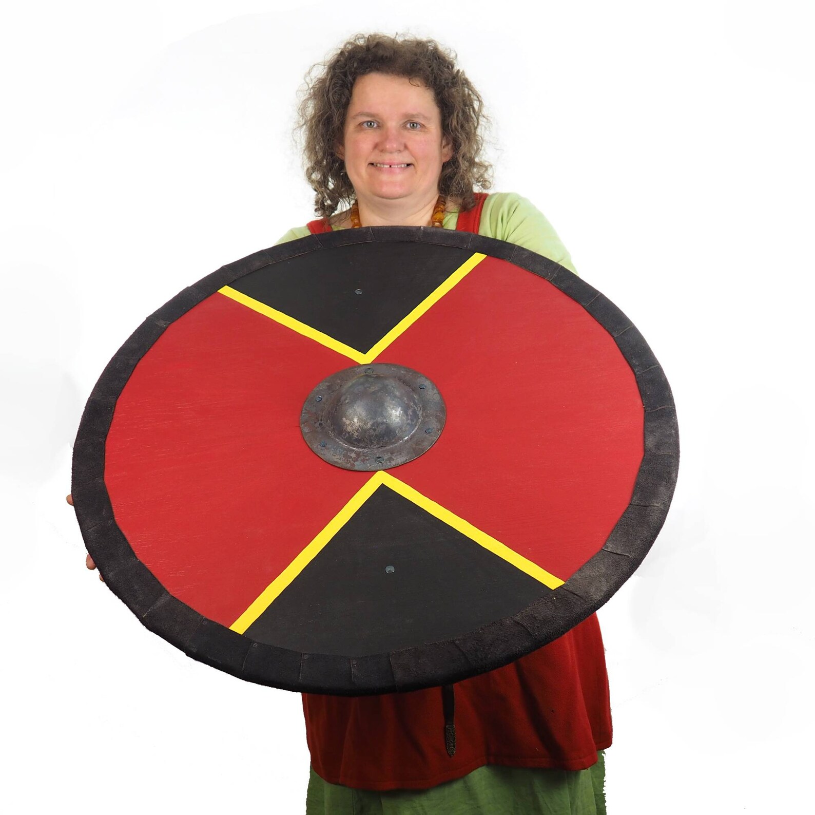 Red and Black Viking Shield Pattern Norsman Shield Wall - Etsy
