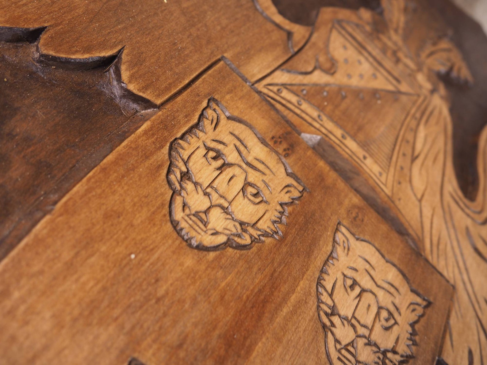 BIG Personalized Family Crest Hand Carved Coat of Arms - Etsy