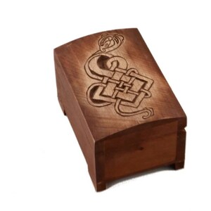 Wooden Historical Box With Hand Carved Lid - Etsy