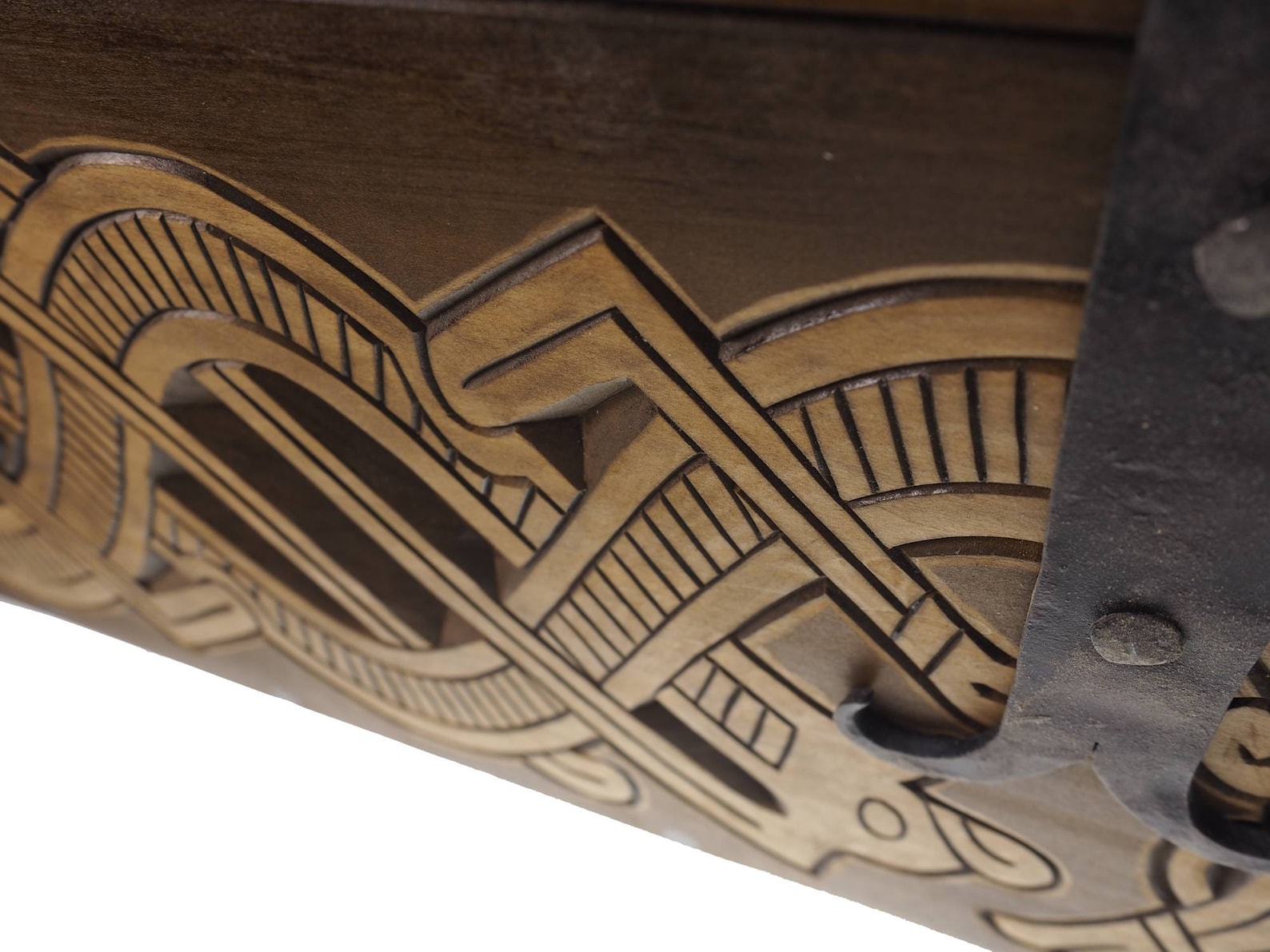 Dragons Personalized Viking Chest Hand Carved Norse Pattern - Etsy
