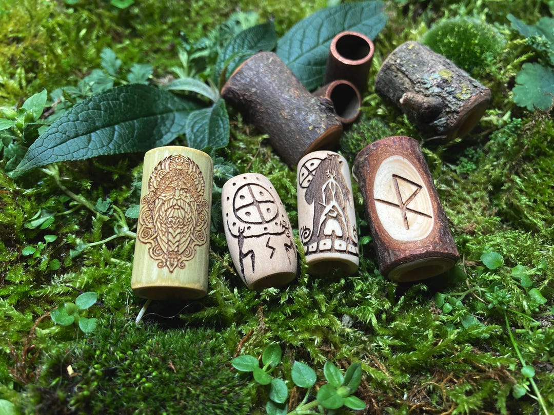 Viking Set of 8 Beads Dread Beads Dreadlocks - Etsy