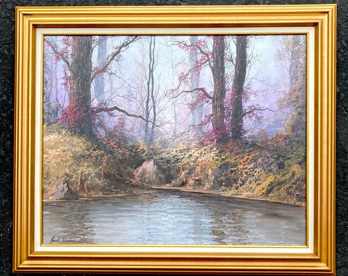 Jack Shoemaker 'dawn' Signed Original Impressionist Landscape Oil ...