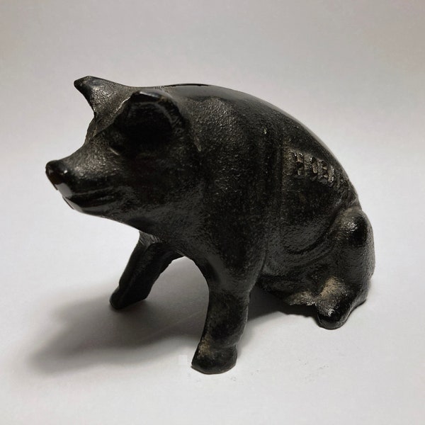 Cast Iron Pig - Etsy