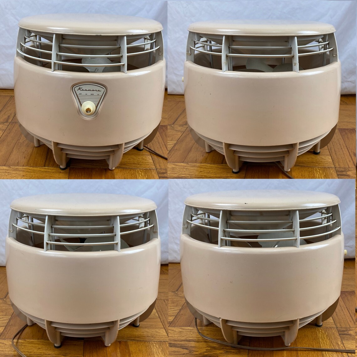 Hassock Fan Electric Three Speed by Sears Kenmore With Original Box - Etsy
