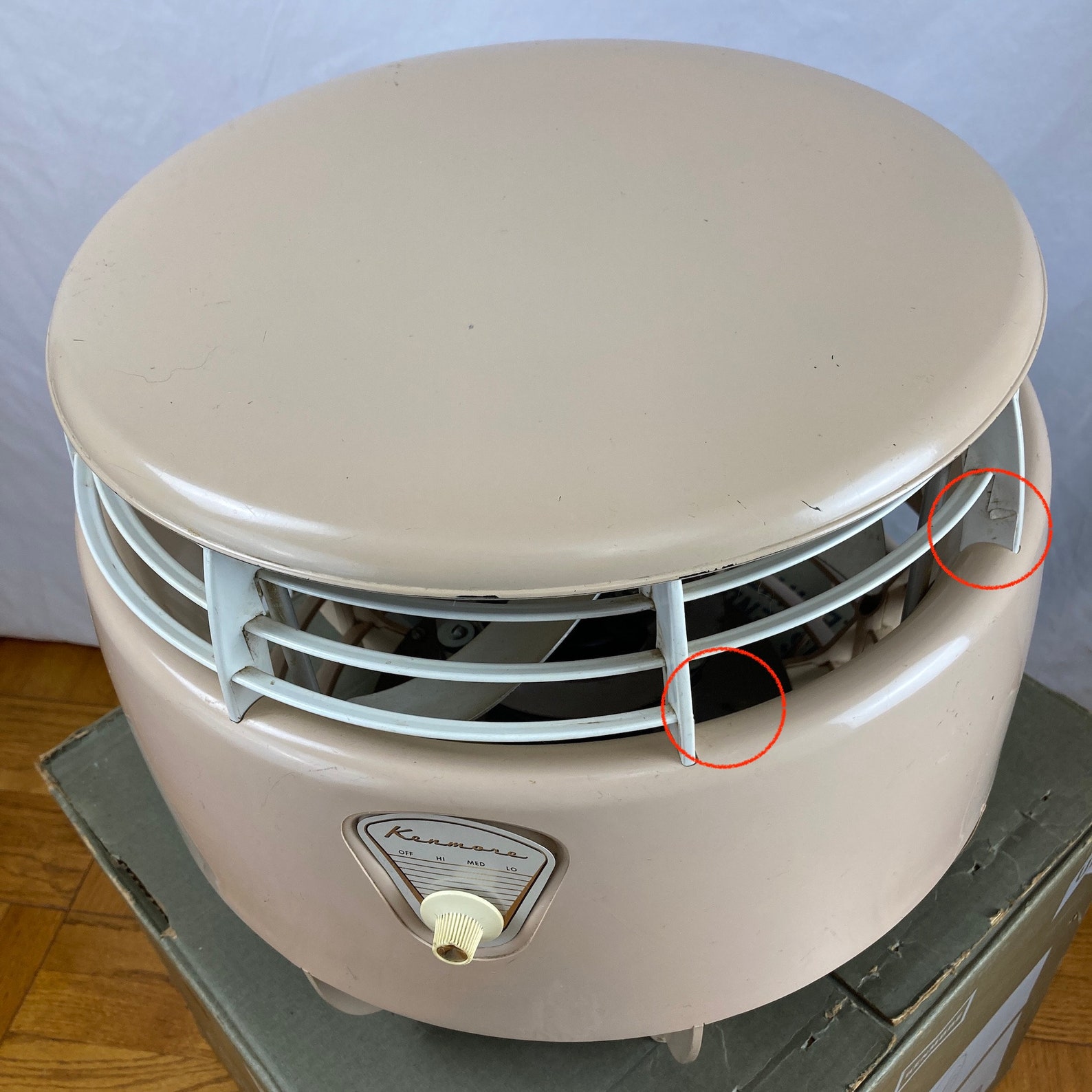 Hassock Fan Electric Three Speed by Sears Kenmore With - Etsy