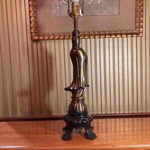 Guanyin Goddess of Compassion Bronze Color Metal Table Lamp - Etsy