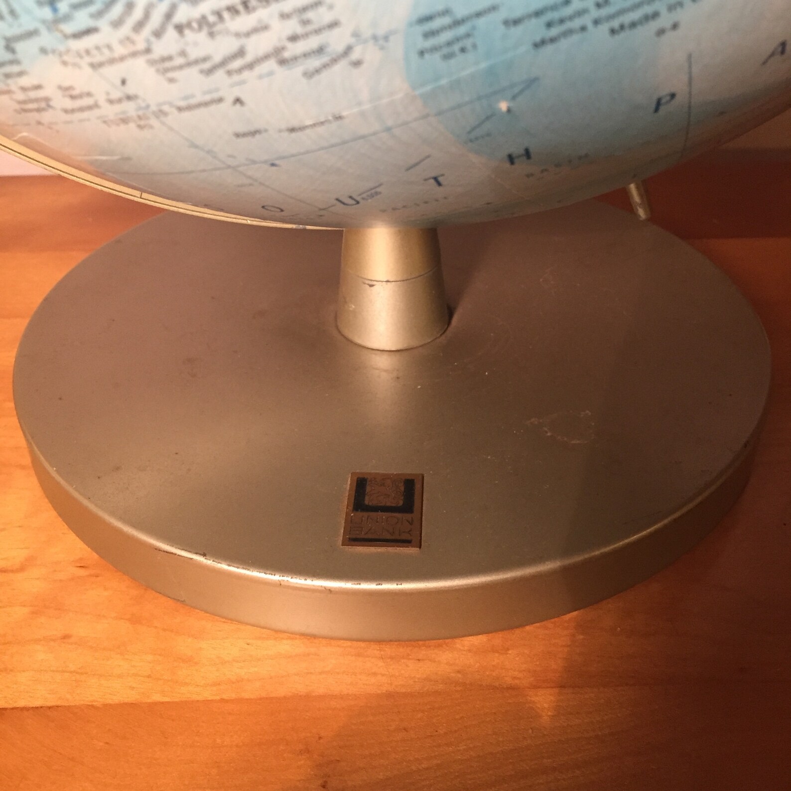 Globemaster 12 Inch Diameter Globe on Gold Painted Metal Stand | Etsy