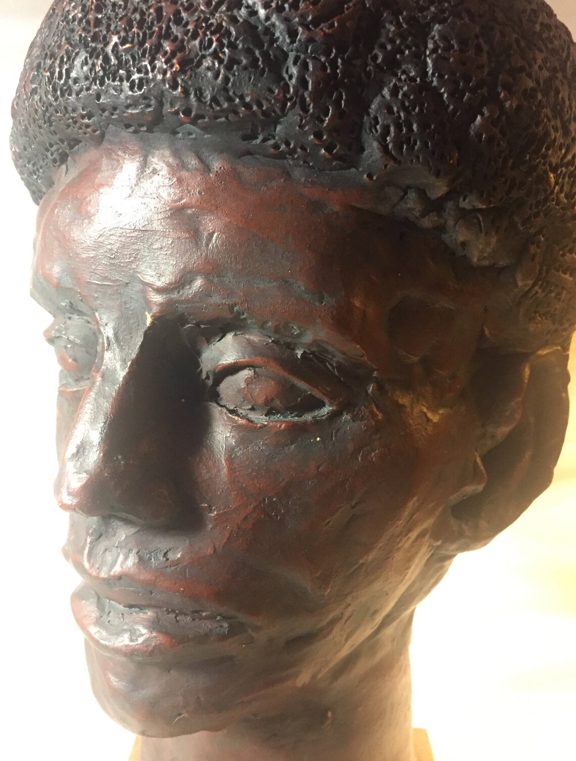 Plaster Head Sculpture by H. Levy '72 - Etsy