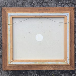 J. Gerard Signed Original Oil Painting on Canvas in Oak Frame - Etsy