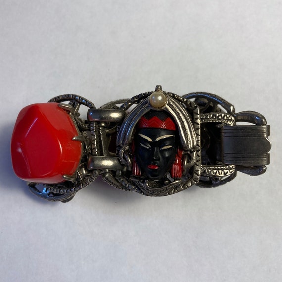 Selro Selini Unsigned Blackamoor Princess Warrior Sil… - Gem