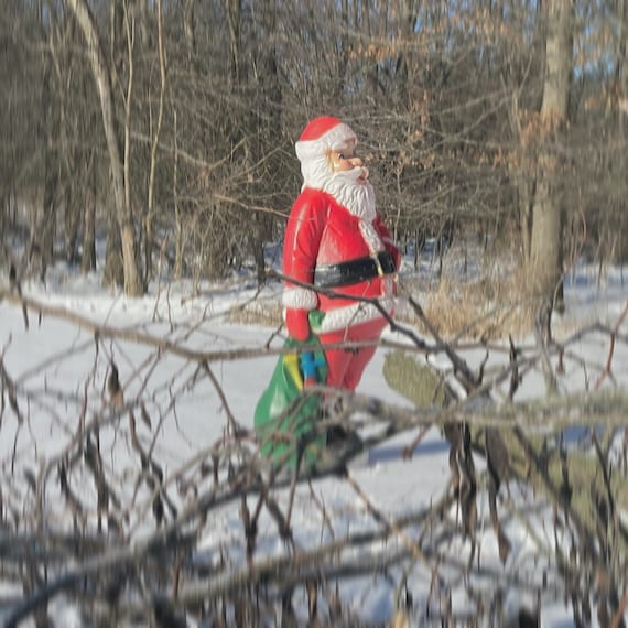 Santa Claus Big 60 Illuminated Plastic Blow Mold by Beco | Etsy