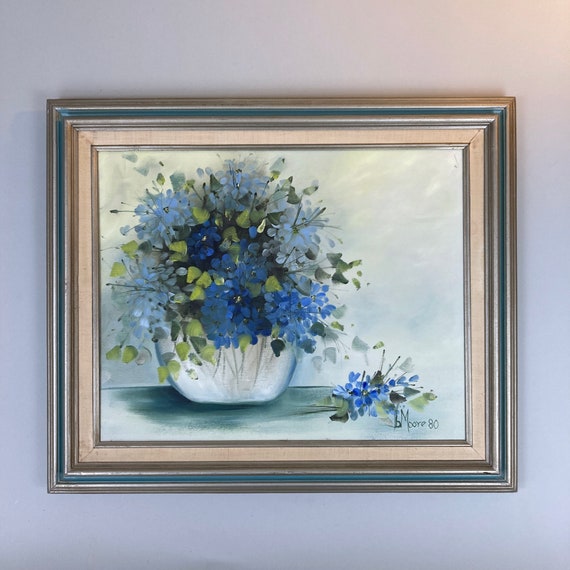 Barbara Moore Signed Original Oil Impressionist Still Life | Etsy