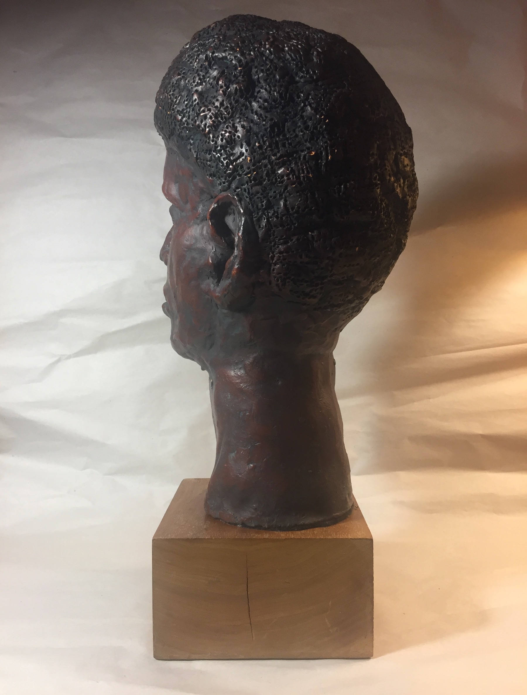Plaster Head Sculpture by H. Levy '72 - Etsy