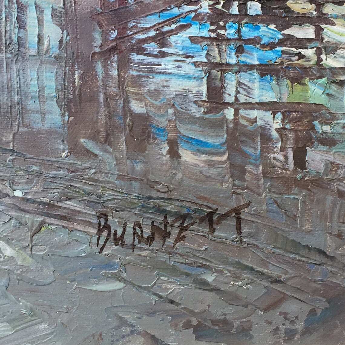 Caroline Burnett American Listed Artist Original Oil Painting - Etsy