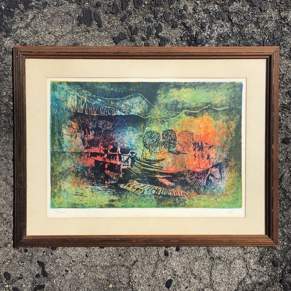 Hoi Lebadang Signed and Numbered Lithograph 198/275 Matted and - Etsy