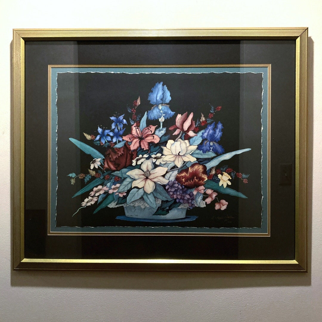 A. Renee Dollar Signed and Numbered Print on Paper Matted and Framed ...