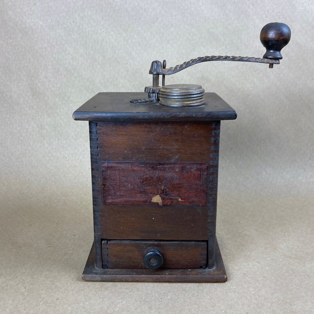 Primitive Rustic Coffee Mill Grinder - Etsy