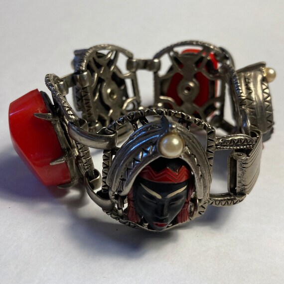 Selro Selini Unsigned Blackamoor Princess Warrior Sil… - Gem