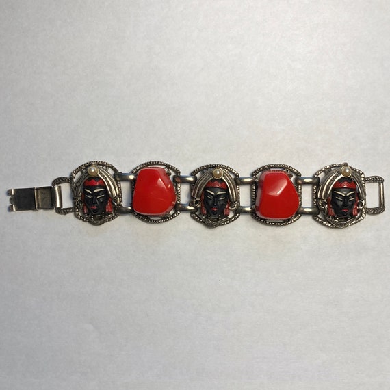 Selro Selini Unsigned Blackamoor Princess Warrior Sil… - Gem