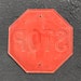Stop Sign Retired Vintage Embossed Steel Street Sign - Etsy