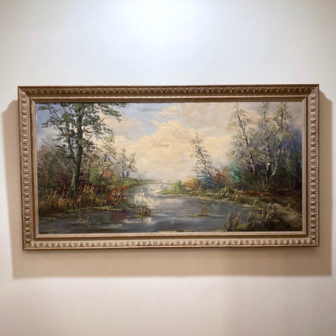 Willem Frederik Reinders Signed Original Oil Painting of Landscape ...