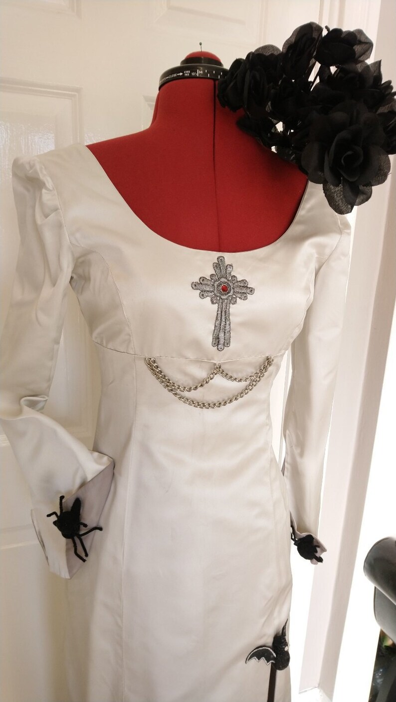 Ladies Satin Emily Corpse Bride Costume Size 8 UK - Etsy