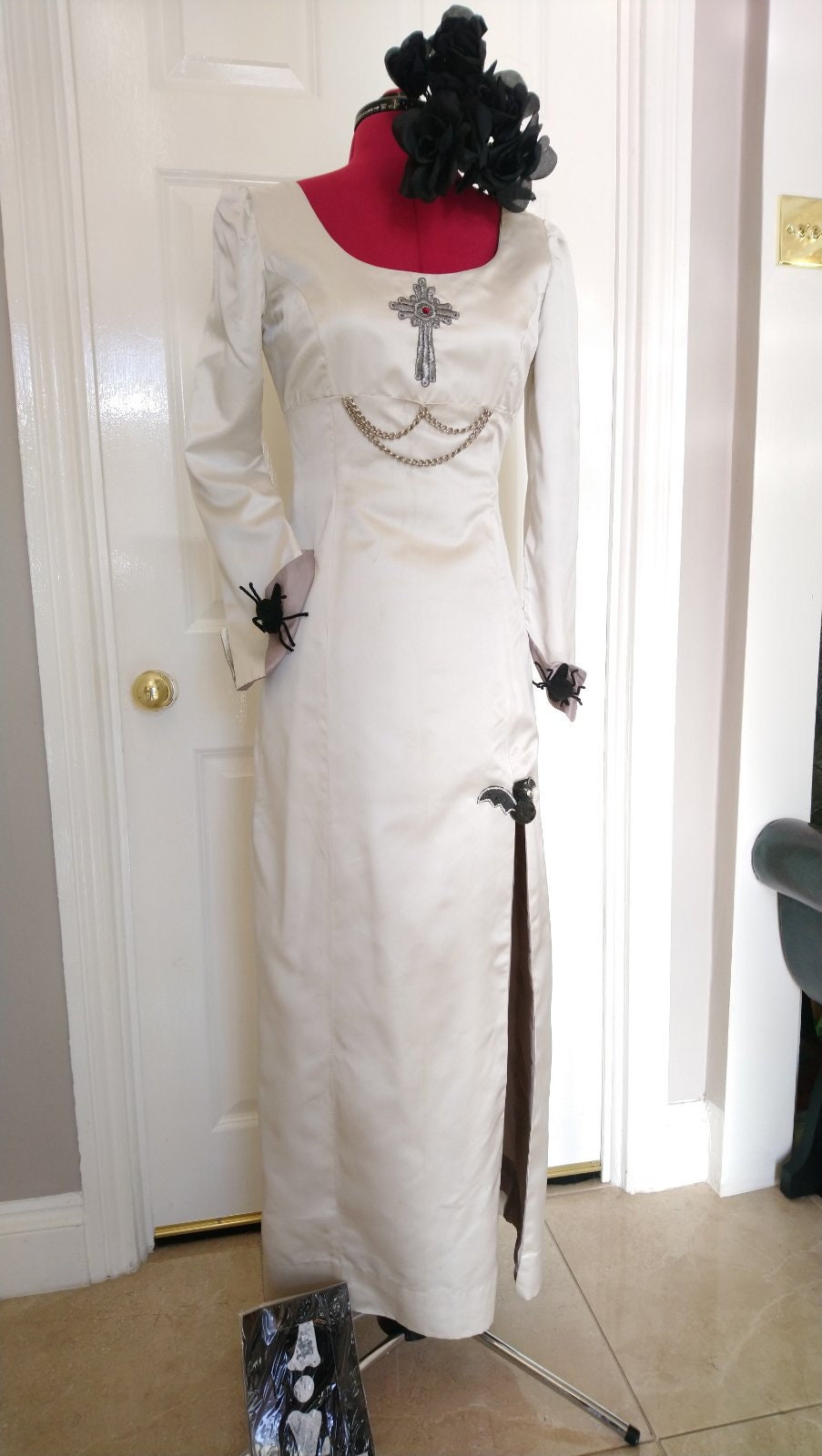 Ladies Satin Emily Corpse Bride Costume Size 8 UK - Etsy