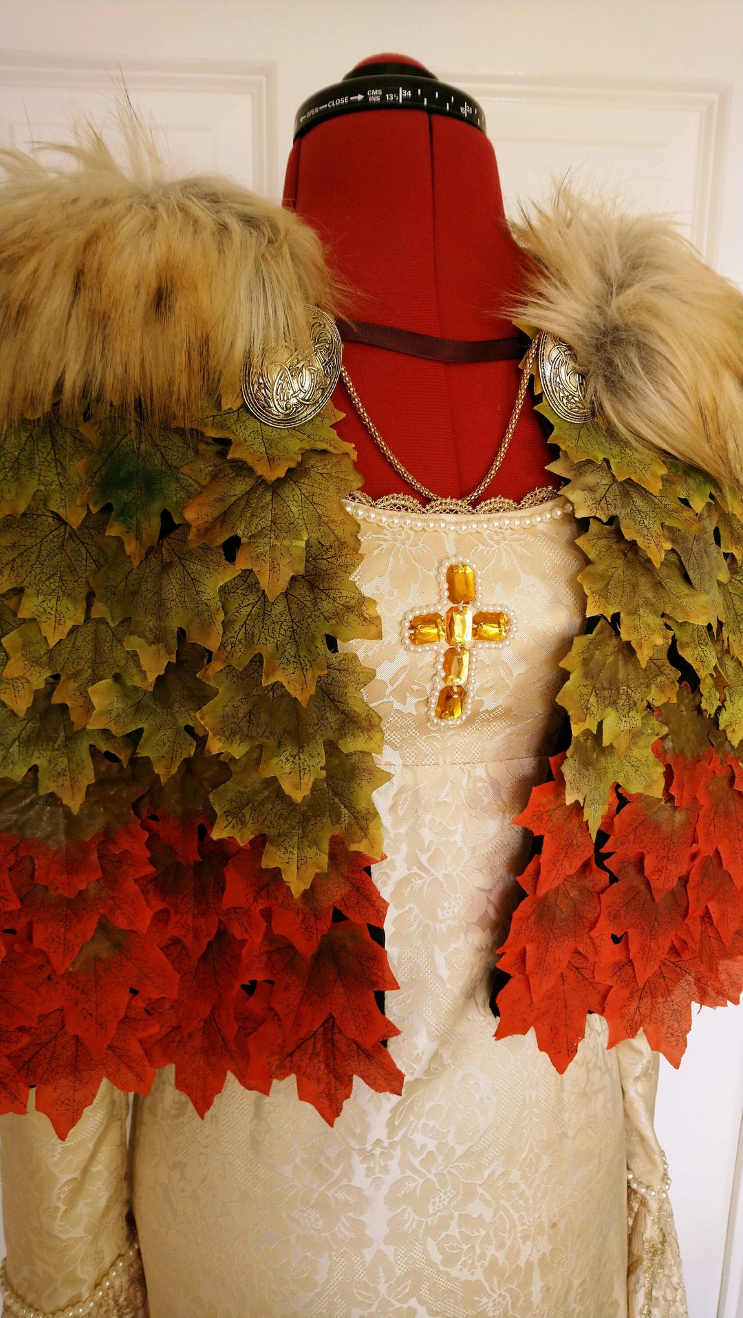 Celtic/viking Inspired Leaf Cape - Etsy