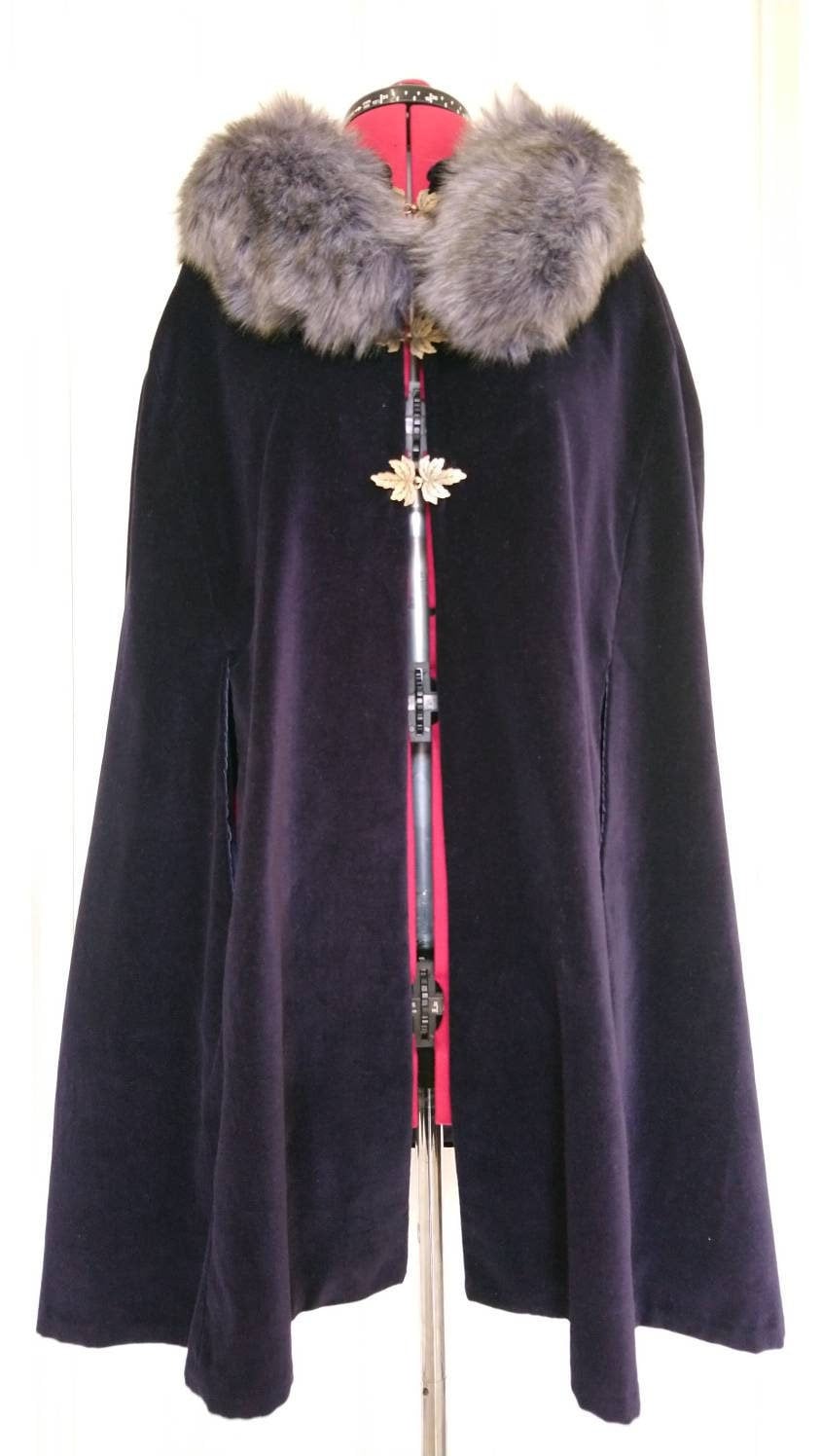 Ladies Velvet Cape - Etsy