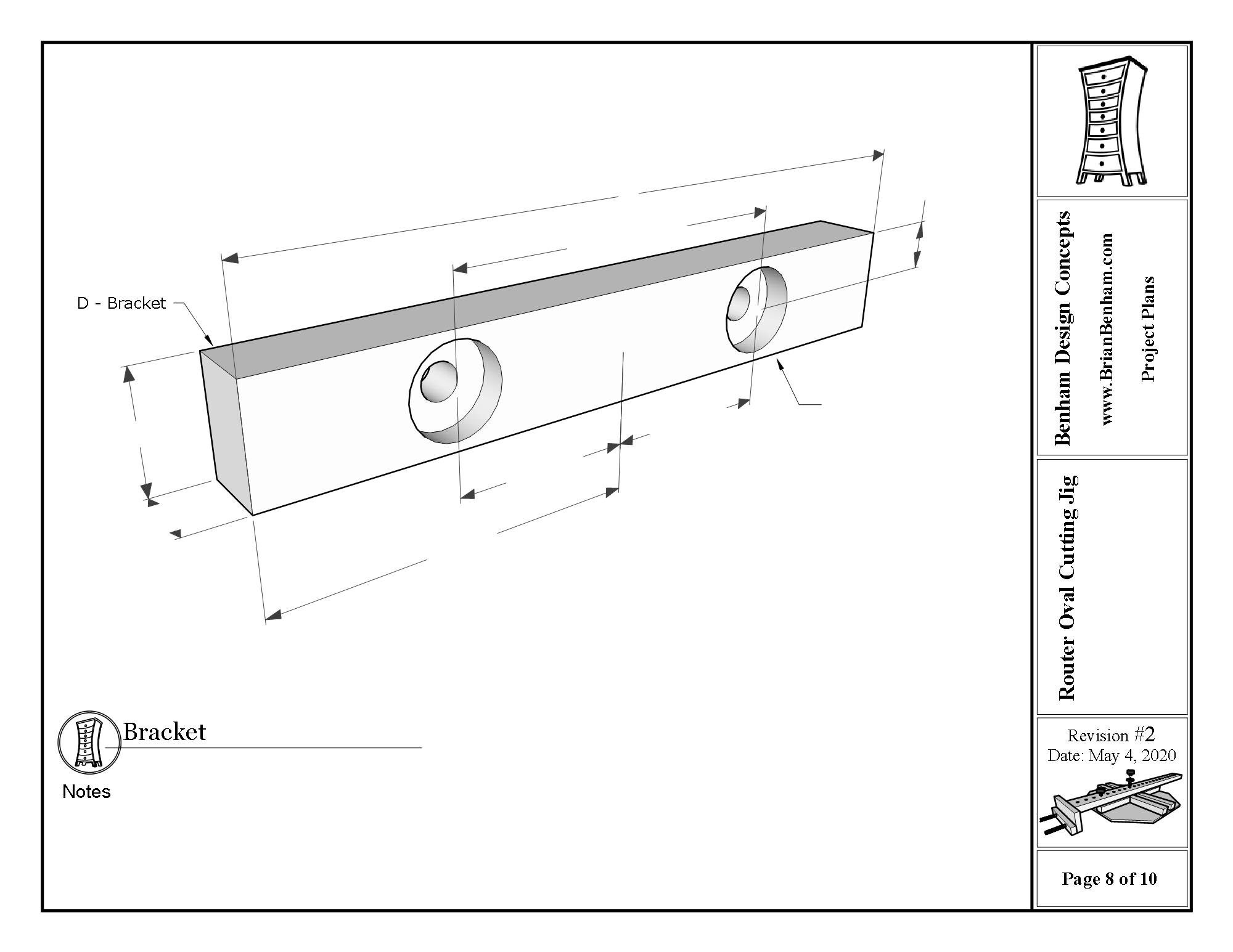 Elliptical Router Jig PDF Plan Oval Router Jig - Etsy